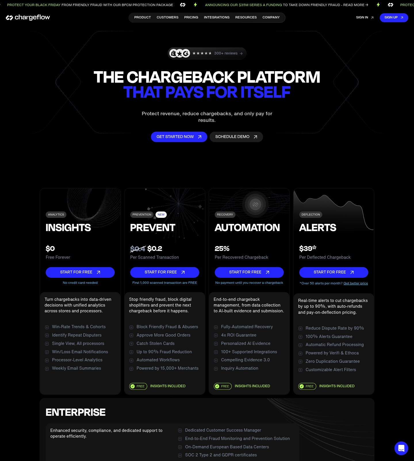 Saaspo | Chargeflow Pricing Page