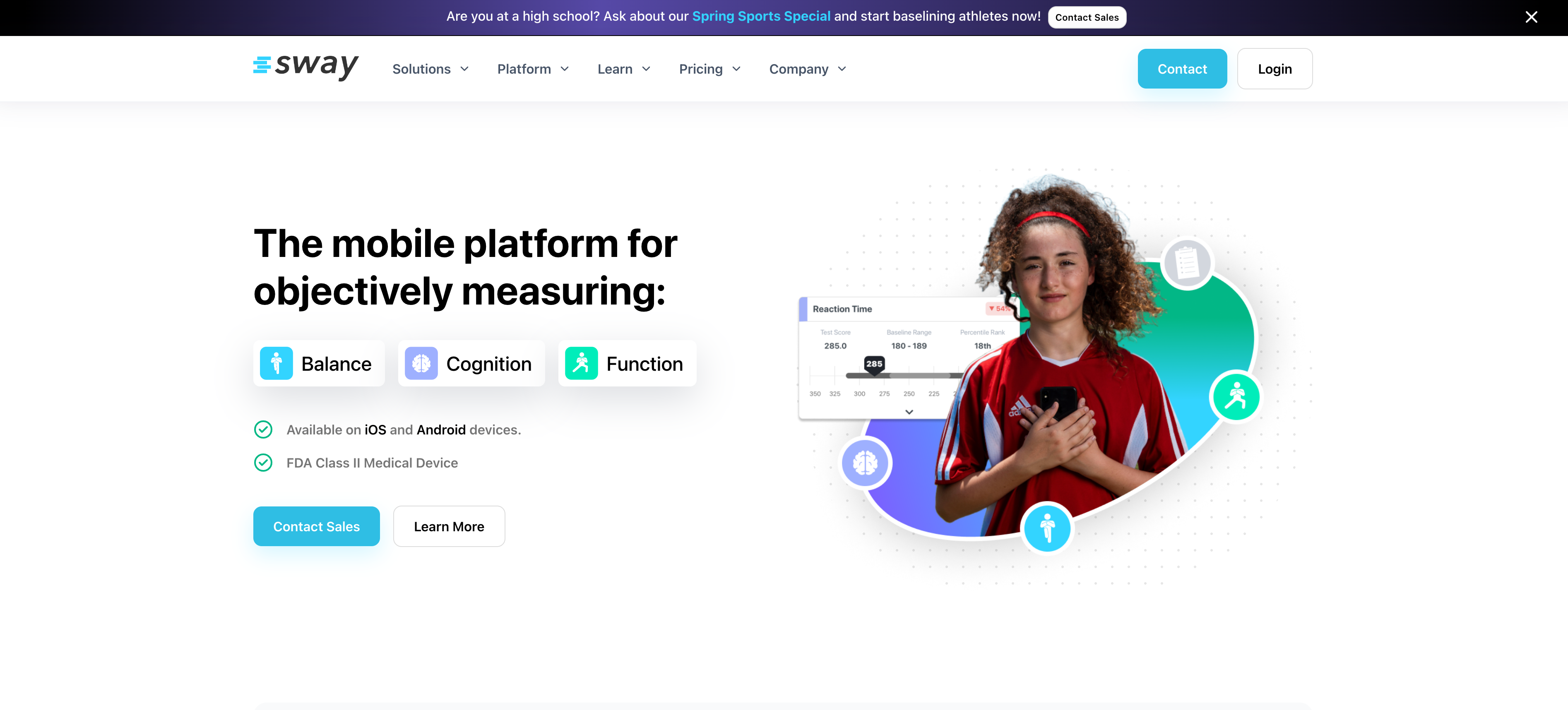 Sway Medical - Mobile Concussion Management - Accurate & Easy ...