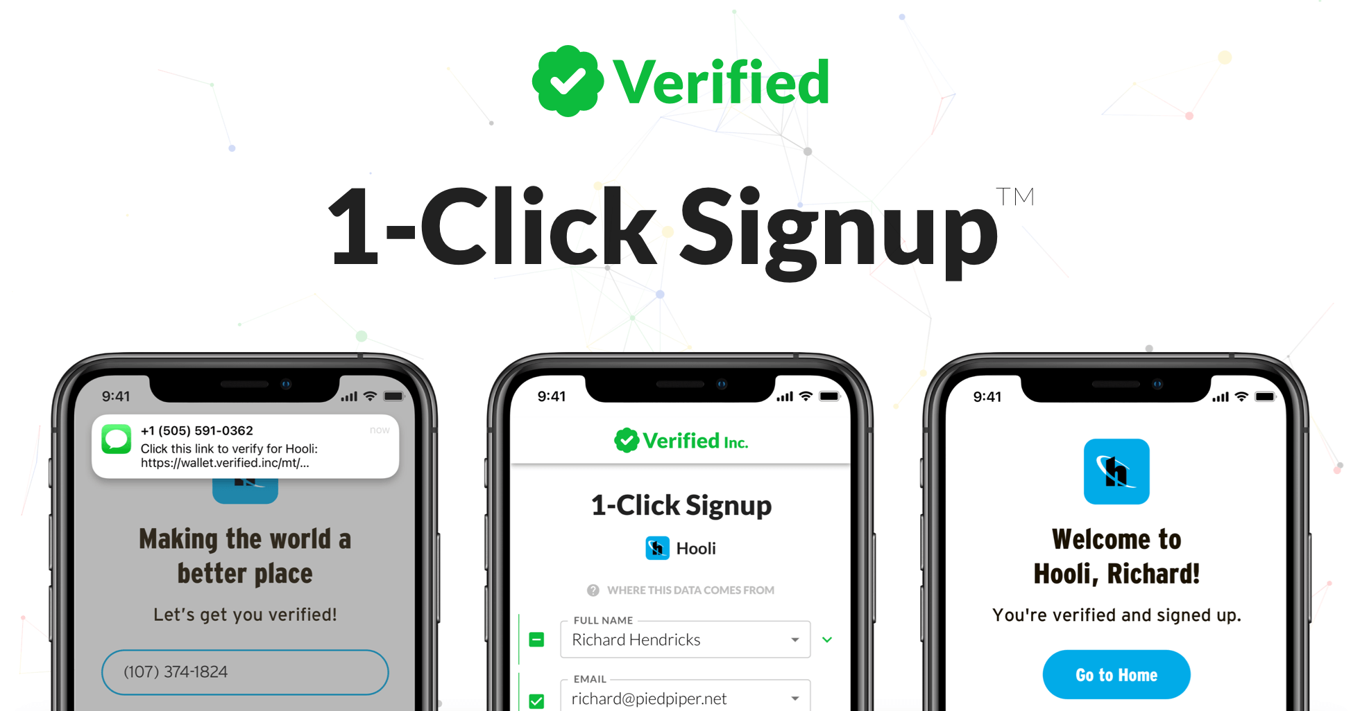 Verified | 1-Click Signup