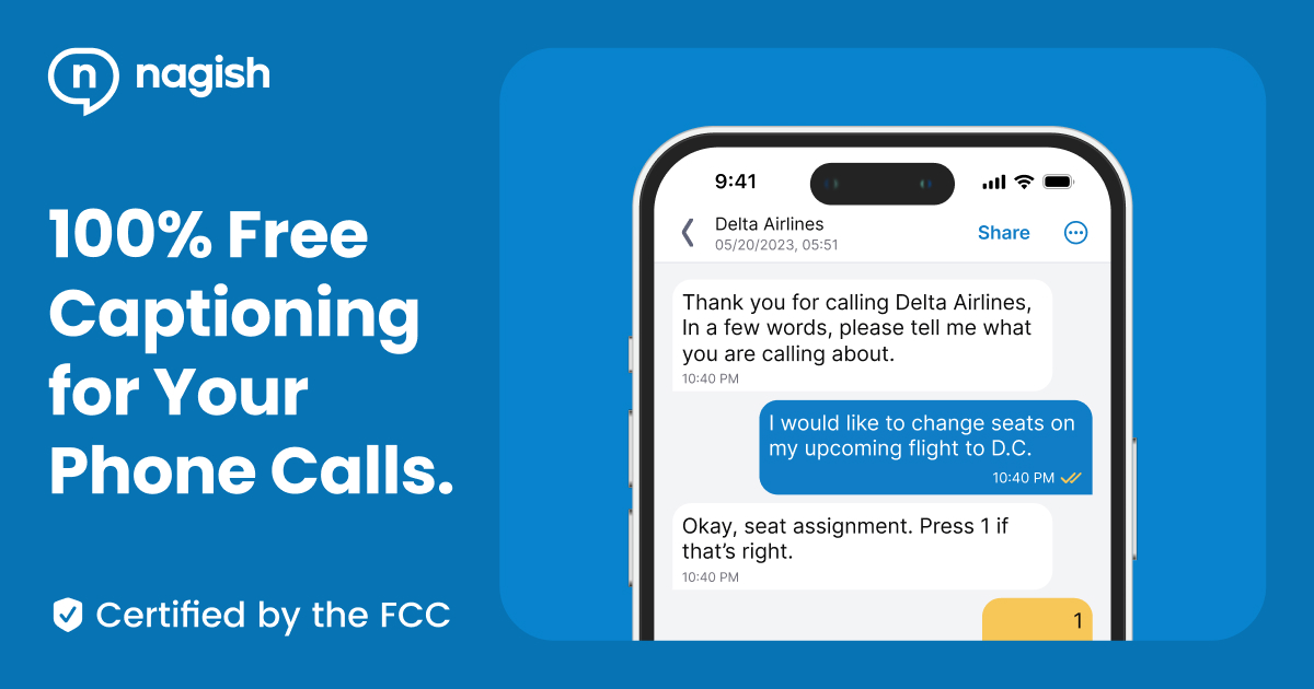 The Best Phone Call Captioning App | Nagish
