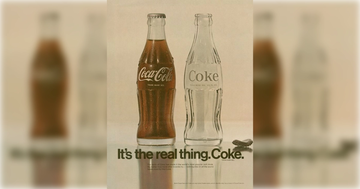 It's The Real Thing: More Than Just A Slogan, A Cultural Moment