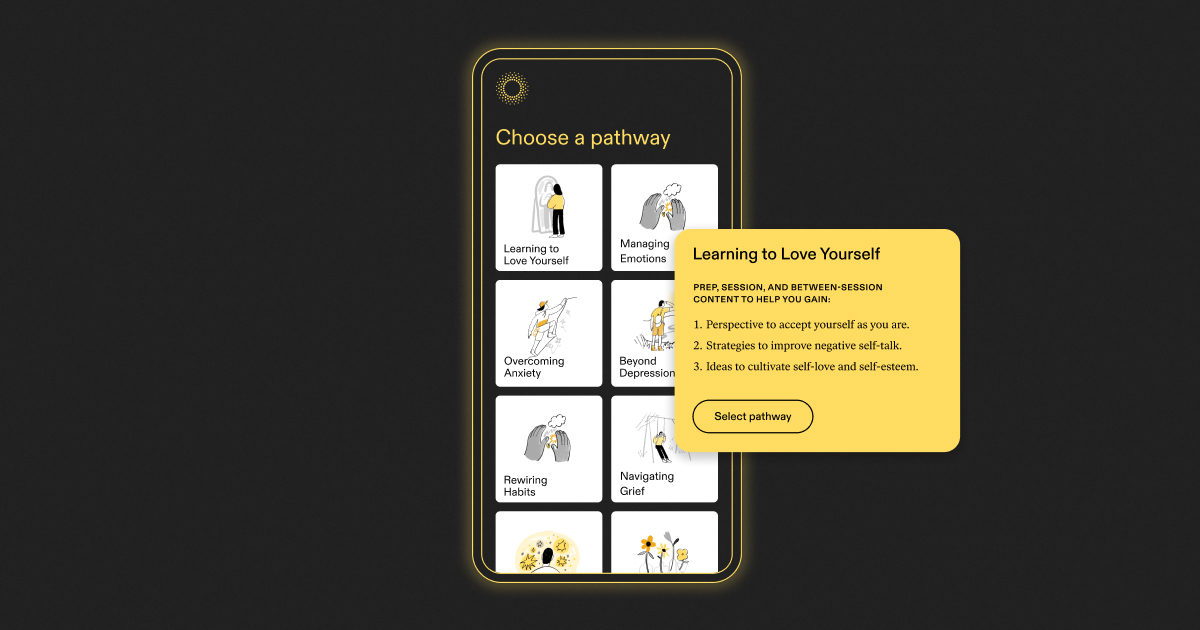 Selecting Your Personalized Program in the Mindbloom App | Mindbloom