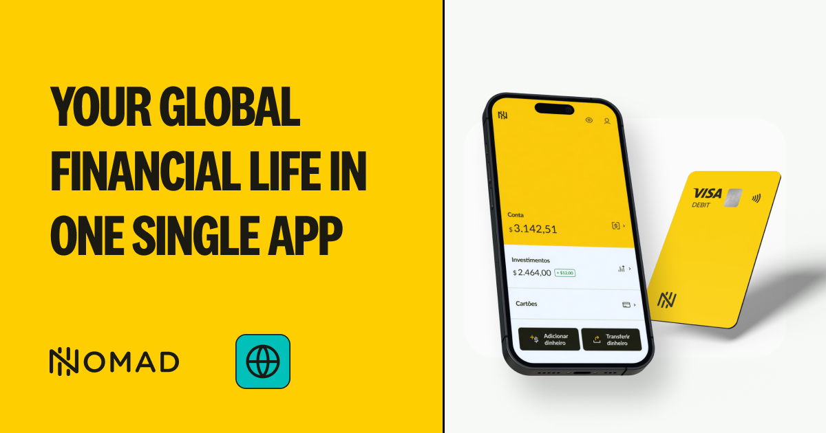 Nomad: digital dollar account, debit card and investments
