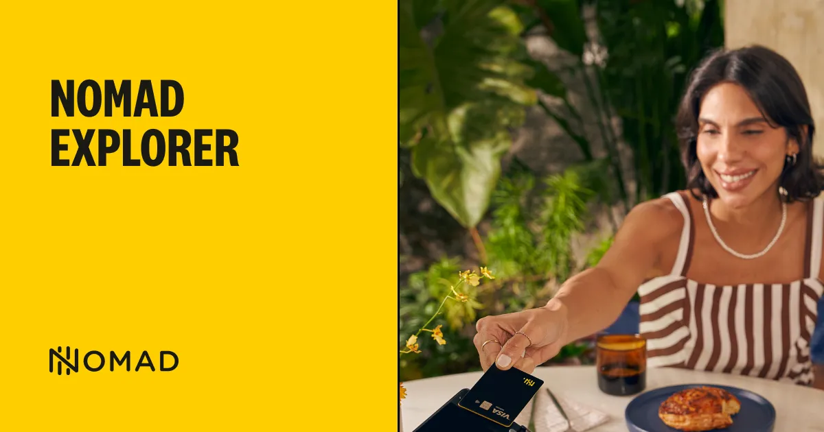 Nomad Explorer - Cartão de Crédito com cashback em dólar