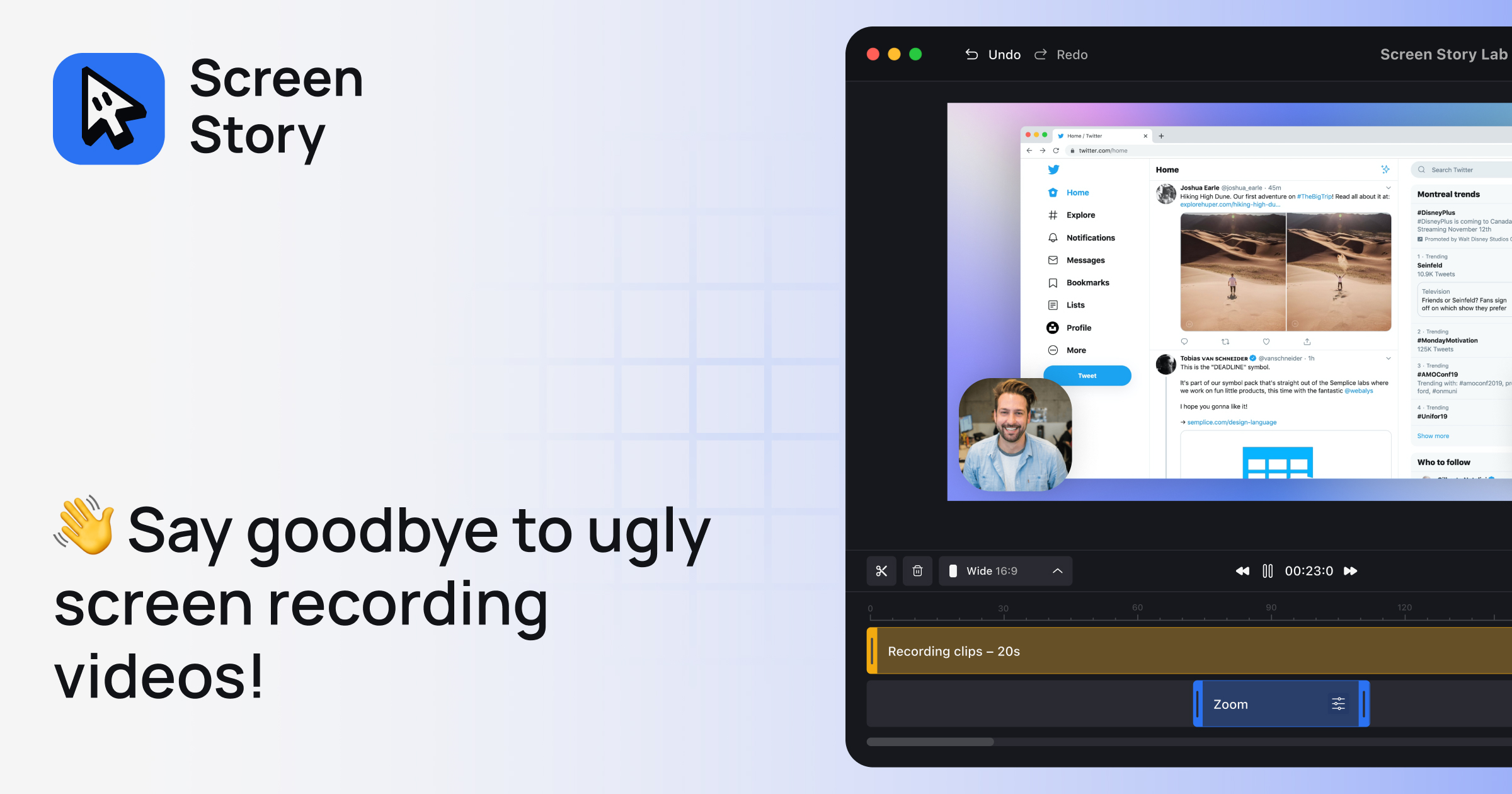 Create Reaction Videos | Make Reaction Videos with Screen Story Software