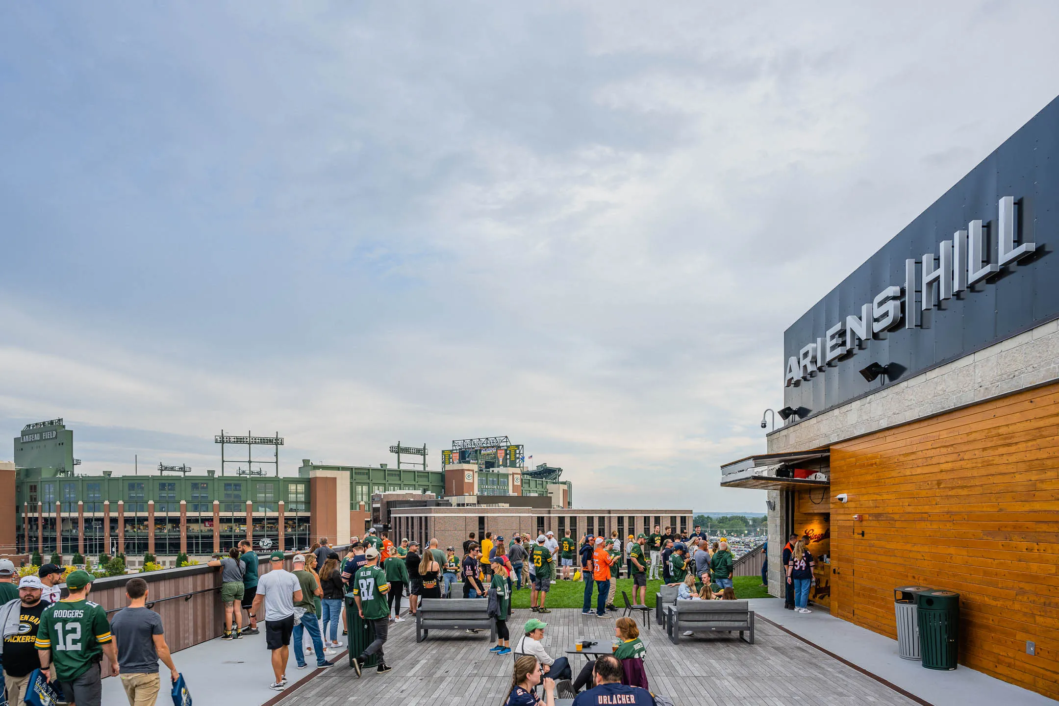 Top of Ariens Hill | Titletown Near Lambeau Field