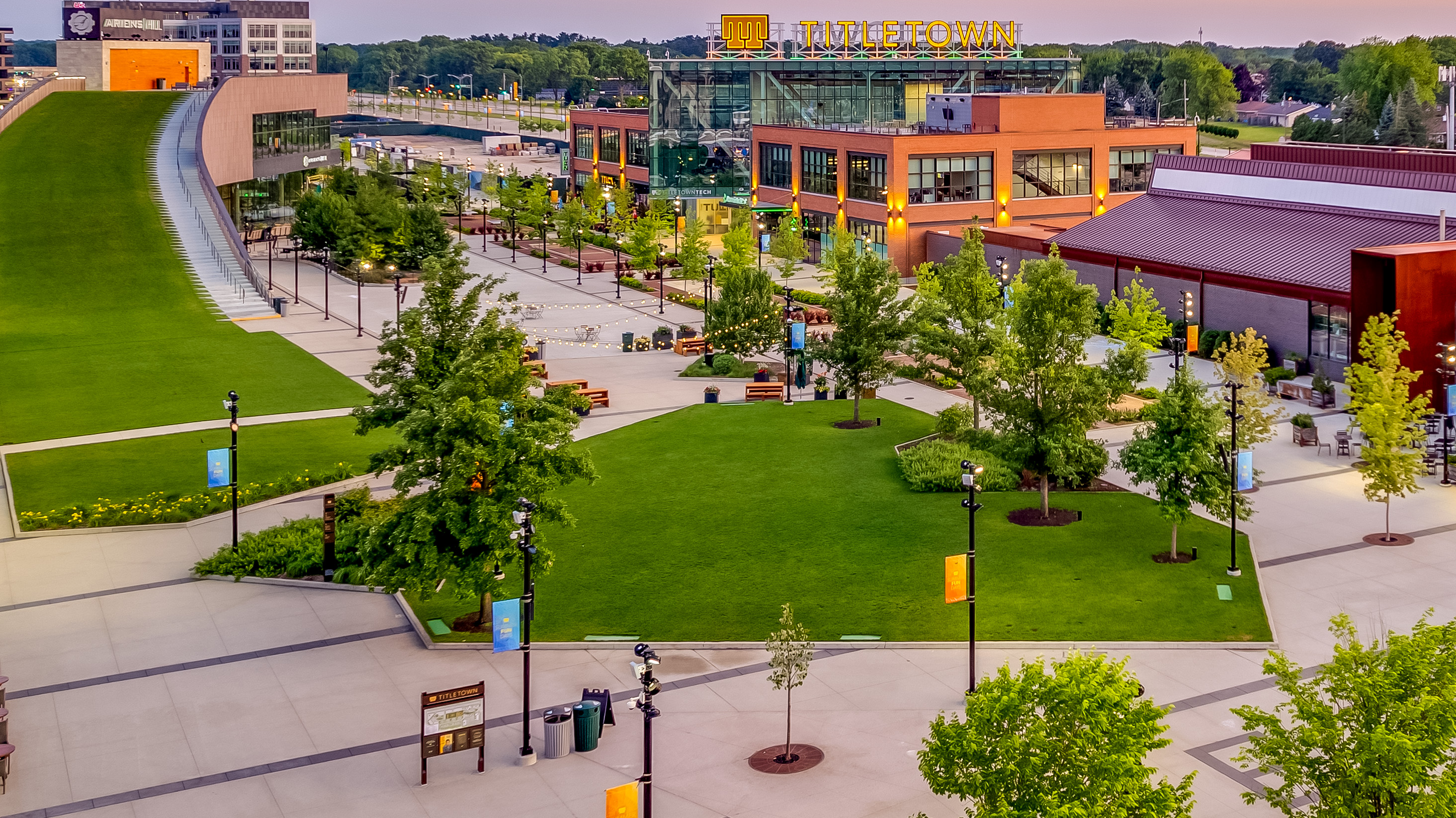 Great Lawn | Titletown Near Lambeau Field