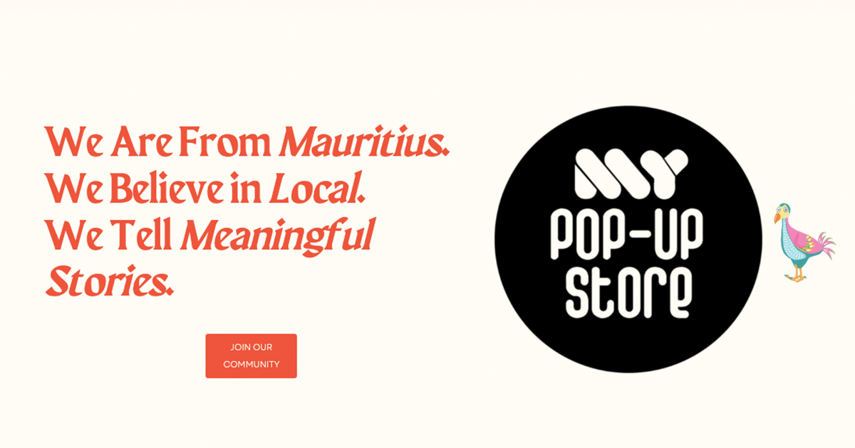 My Pop-Up Store Home Page