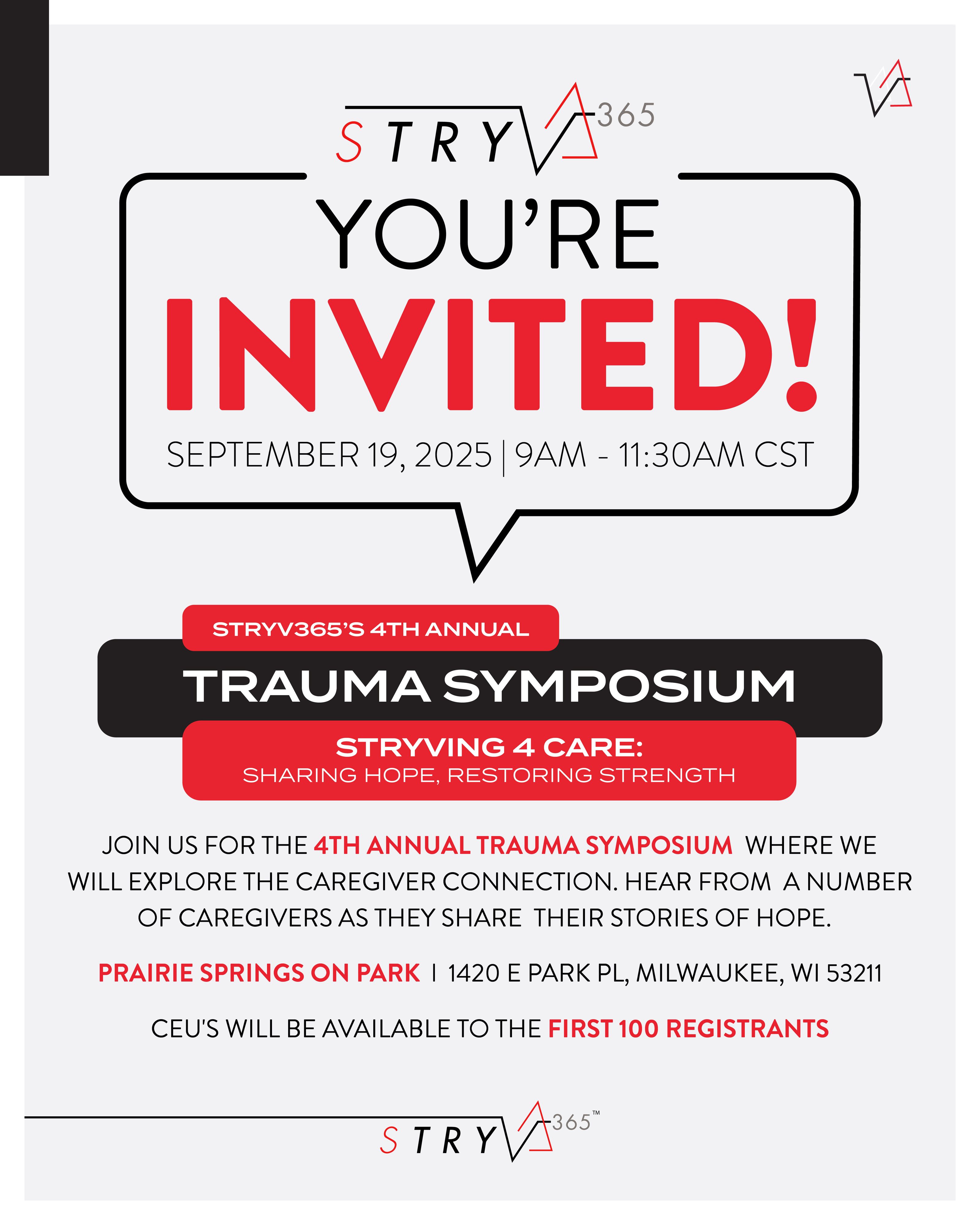 2025 STRYV365 Trauma Symposium