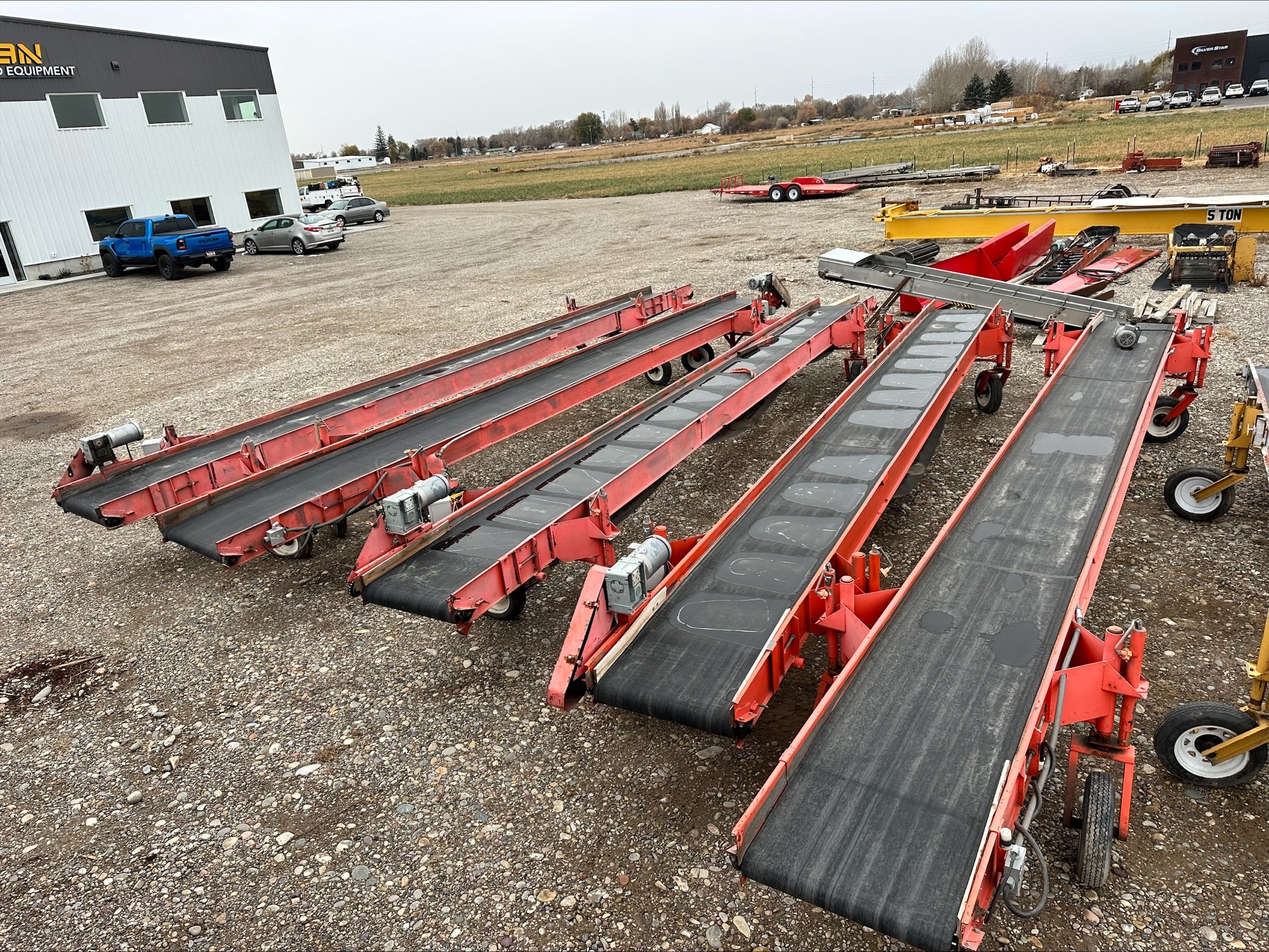 Milestone 30" x 30ft conveyors x 2