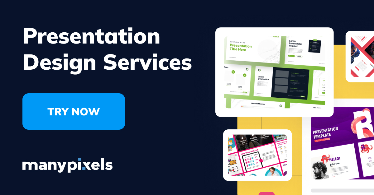 Presentation Design Services | ManyPixels | Try Now