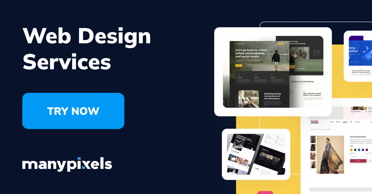 Website Design Services | ManyPixels | Try Now