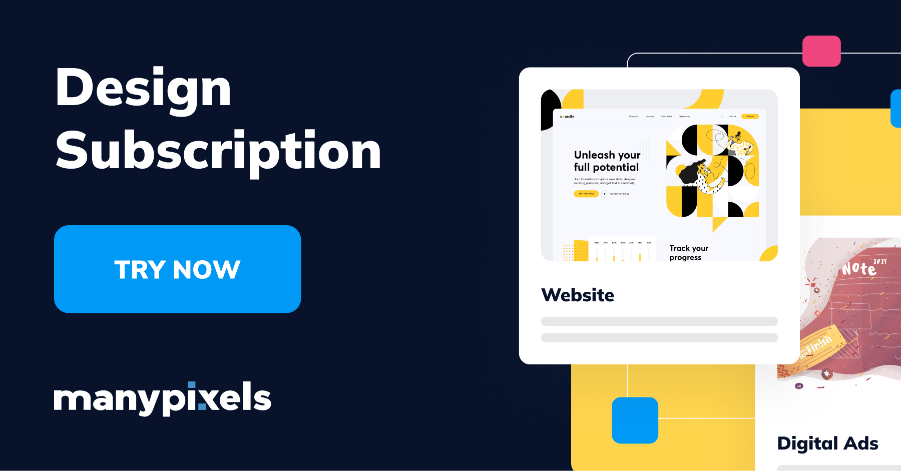 Design Subscription Service | ManyPixels | Try Now
