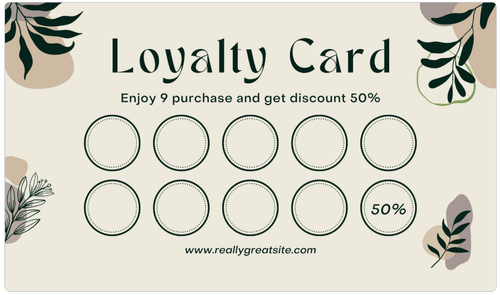 50+ Free Customer Loyalty Card Templates