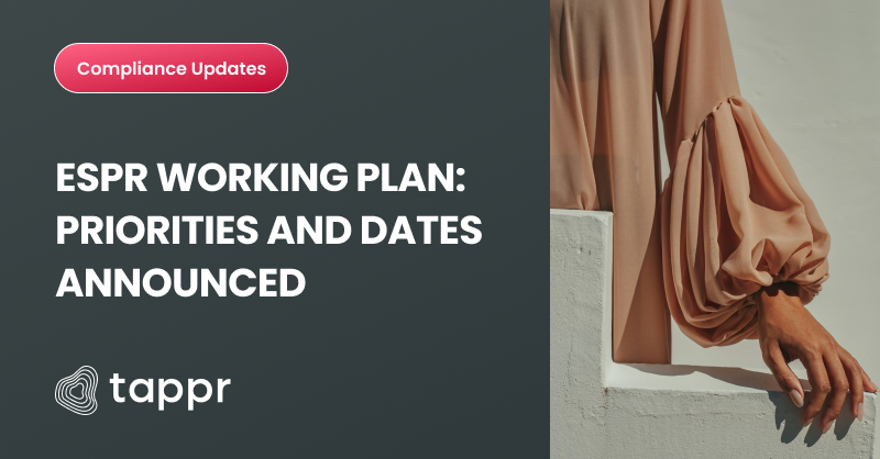 Latest on the ESPR Working Plan: Priorities and Dates to Know (April 2025)