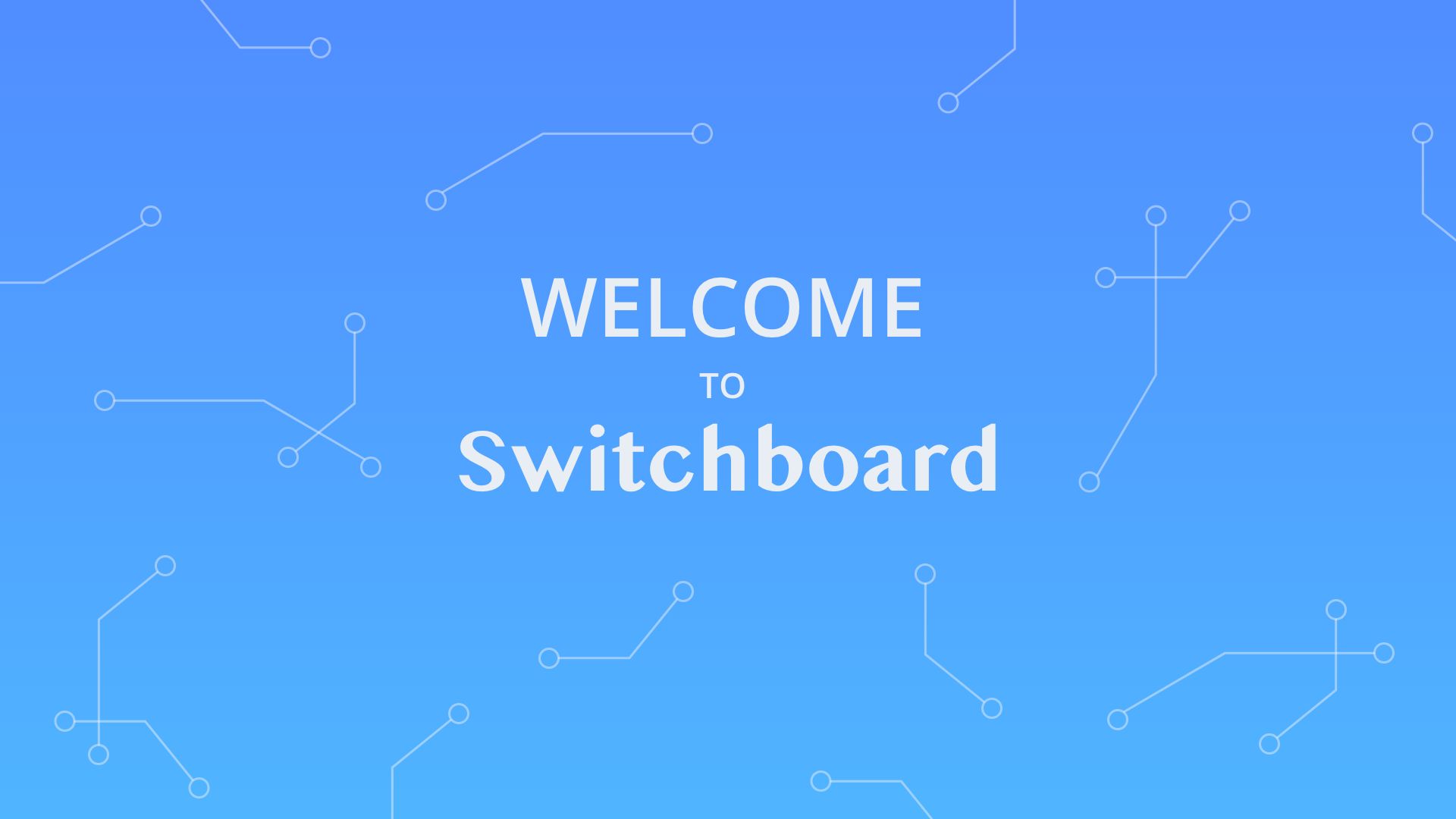 Switchboard :: Connecting everyday believers across the world.