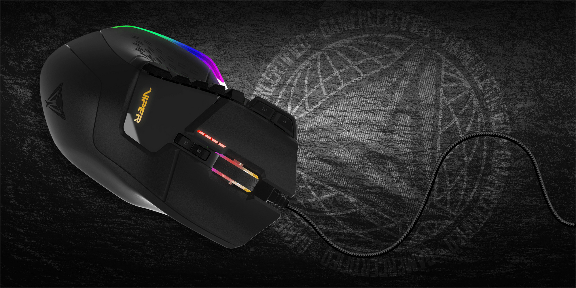 Viper V570 LASER BLACKOUT RGB GAMING MOUSE | Viper Gaming