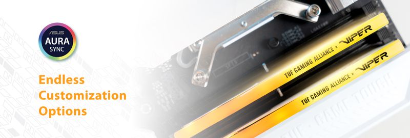 Viper Elite 5 RGB TUF Gaming Alliance Performance DDR5 Performance DRAM ...