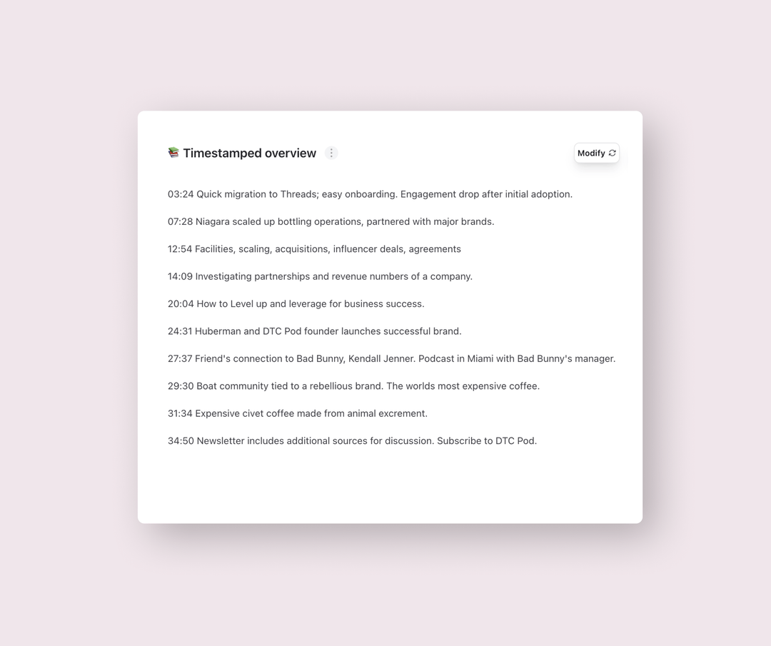 Castmagic Features - 10x Audio Content With AI
