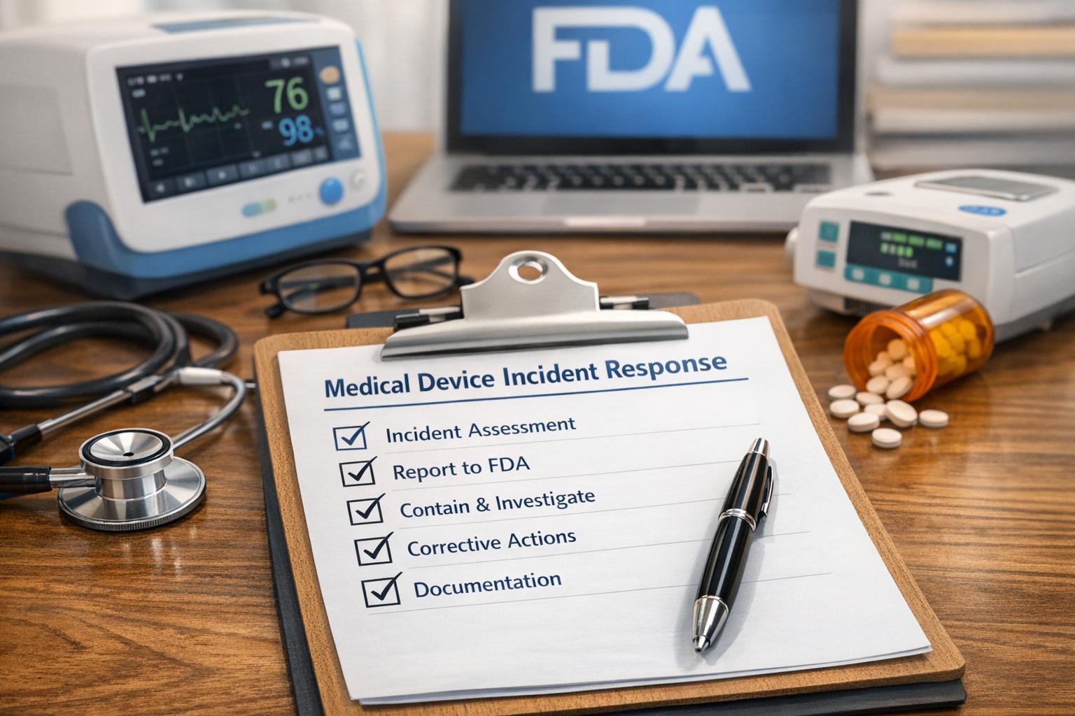 Checklist for FDA-Compliant Medical Device Incident Response | Censinet ...