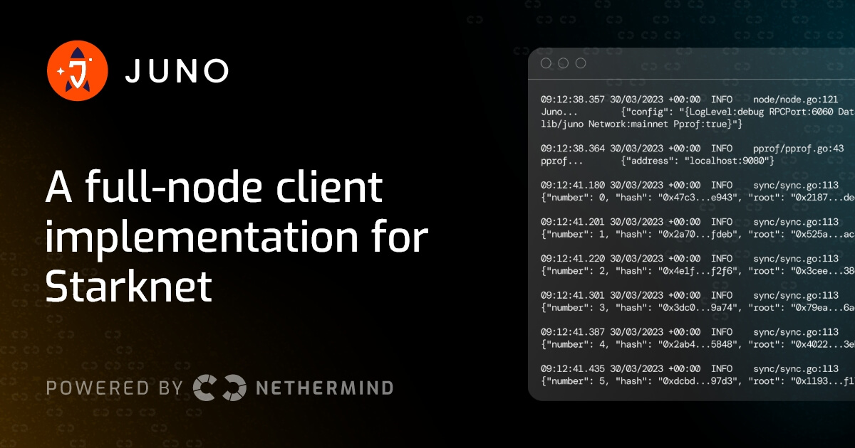 Juno | Client implementation for Starknet