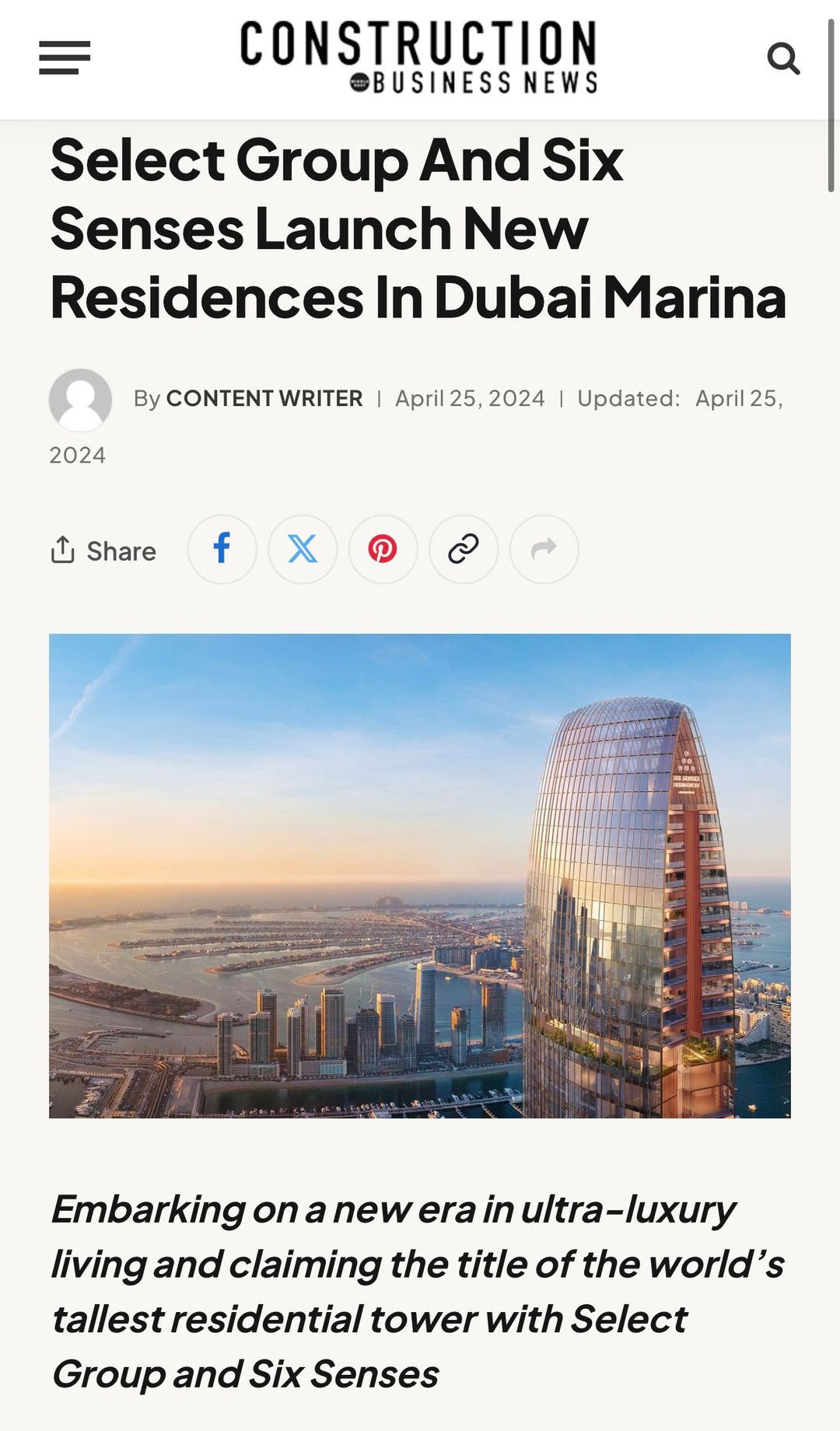 Latest News & Updates - Select Group