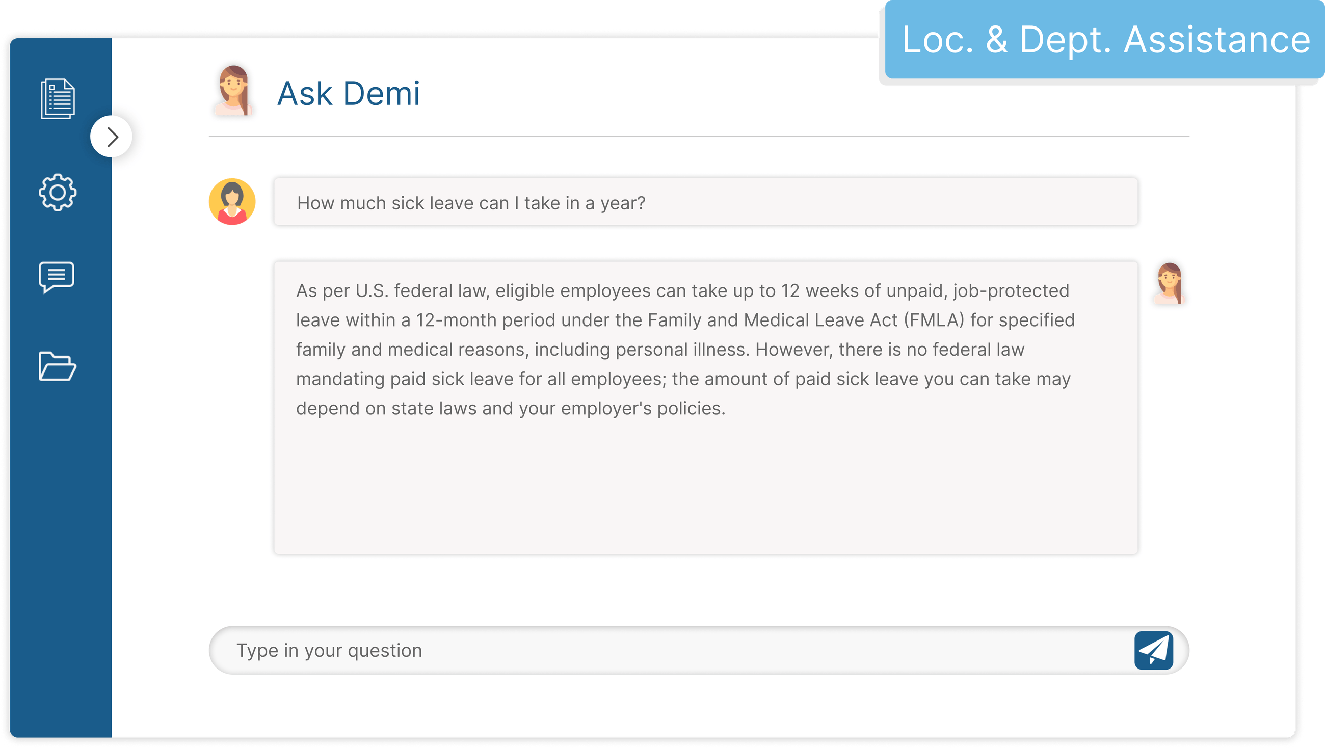 Ask HR | Conversational Interface for HRIS | Chatbot