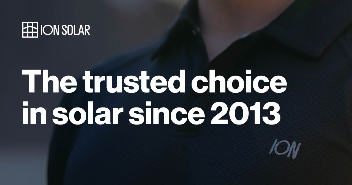 The trusted choice in solar since 2013 | ION Solar