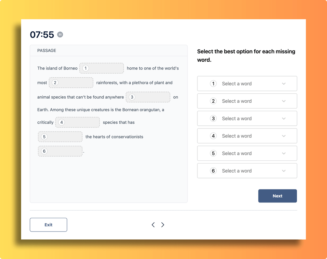 Full & Free Practice Test for the DET (With Scoring)