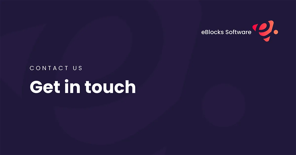 Contact eBlocks Software | Your Digital Transformation & AI Partner