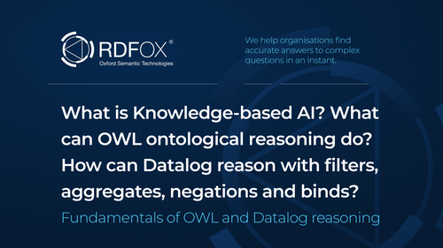 RDFox | The Knowledge Graph and Reasoning Engine