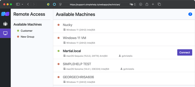 SimpleHelp | Explore Support and Access Features