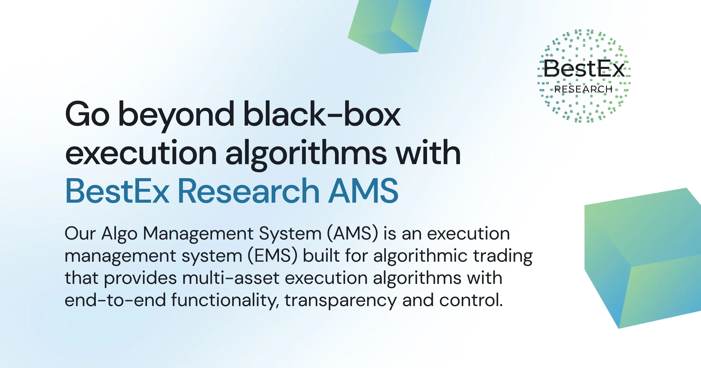 Algorithm Management System (AMS)