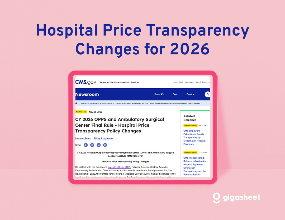 Hospital Price Transparency Changes for 2026