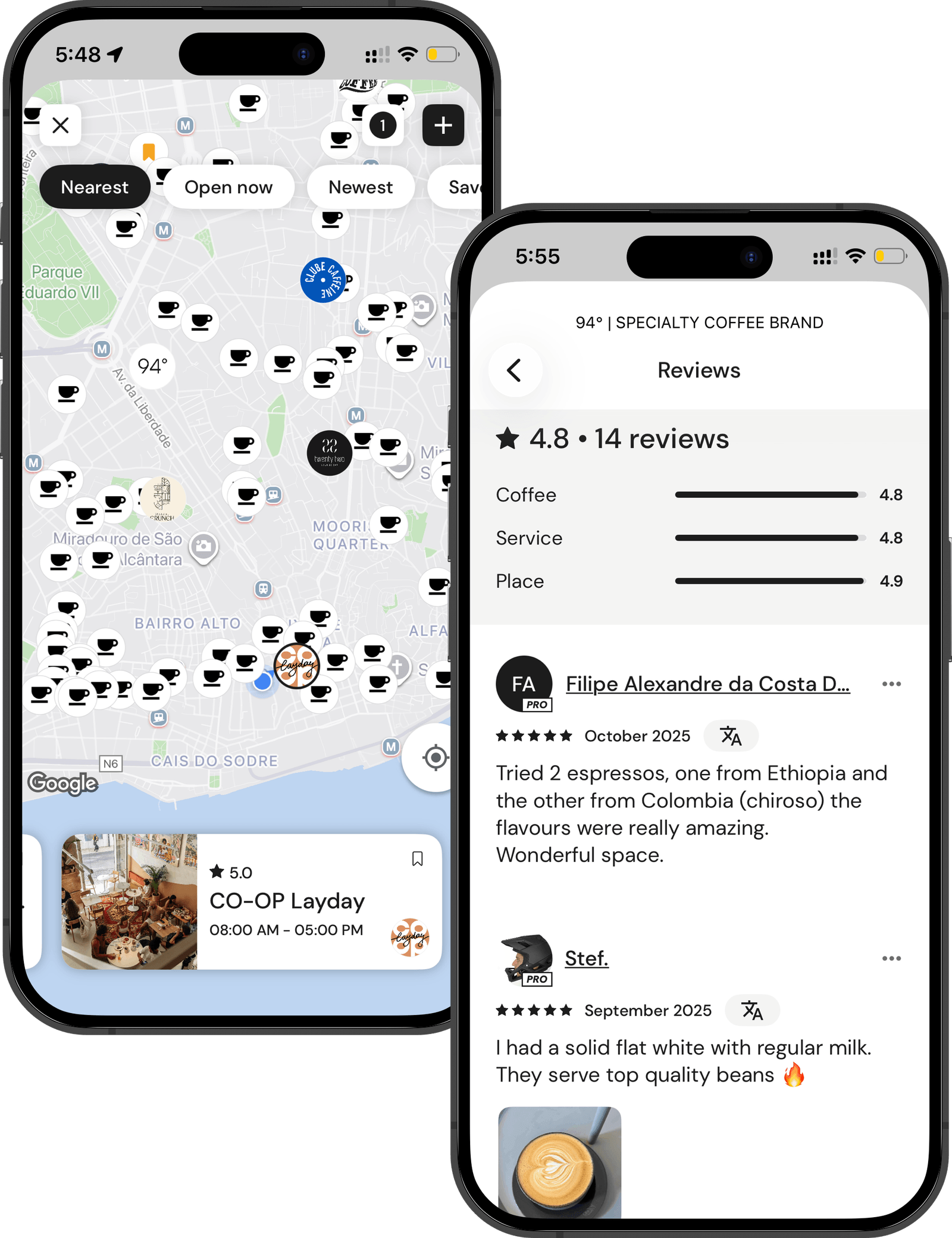 Roasters App - Find Specialty Coffee Nearby