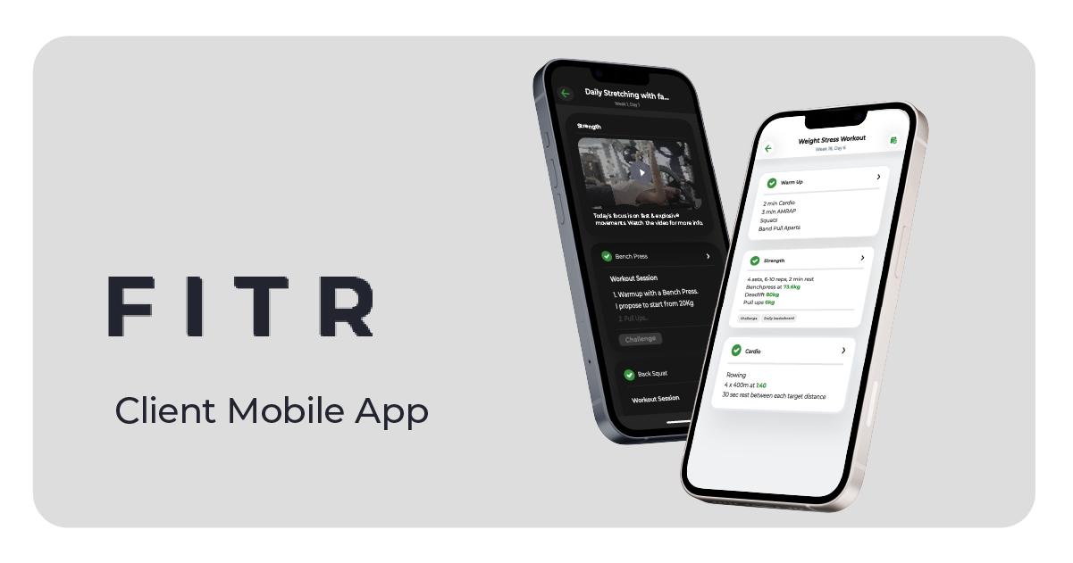 Get The FITR Client App | Download FITR For Clients