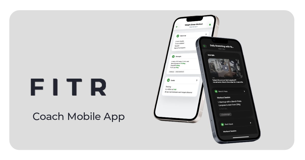 Get The FITR Coach App | Download FITR For Coaches