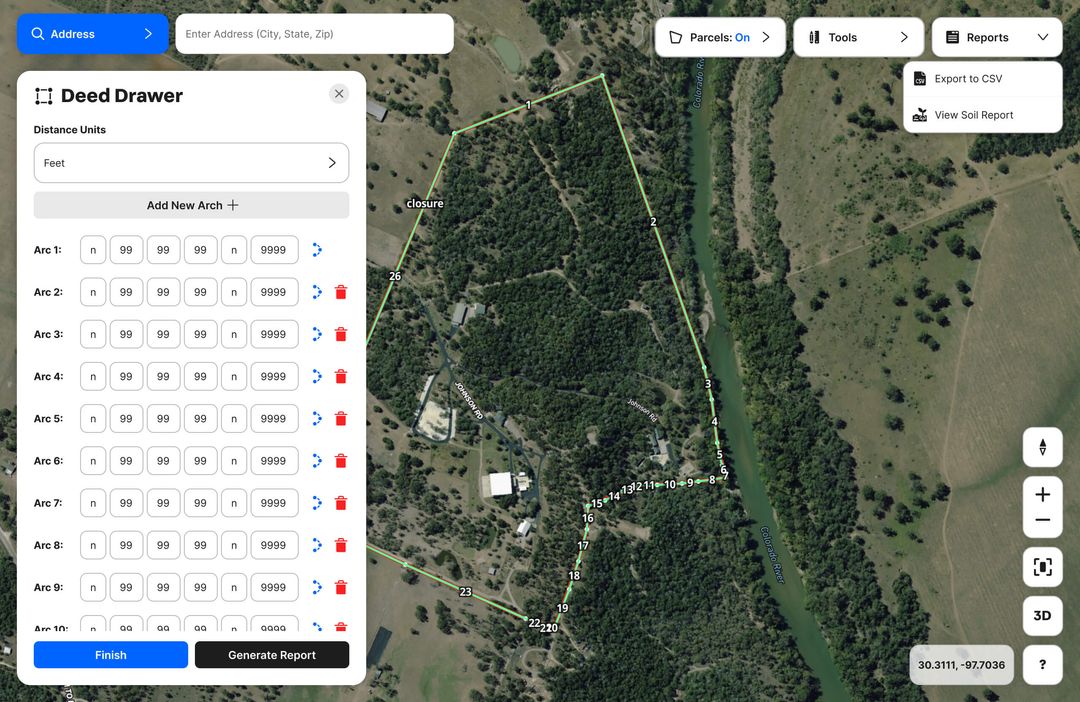 Deed plotting | Precision Plotting Right From Your Desktop