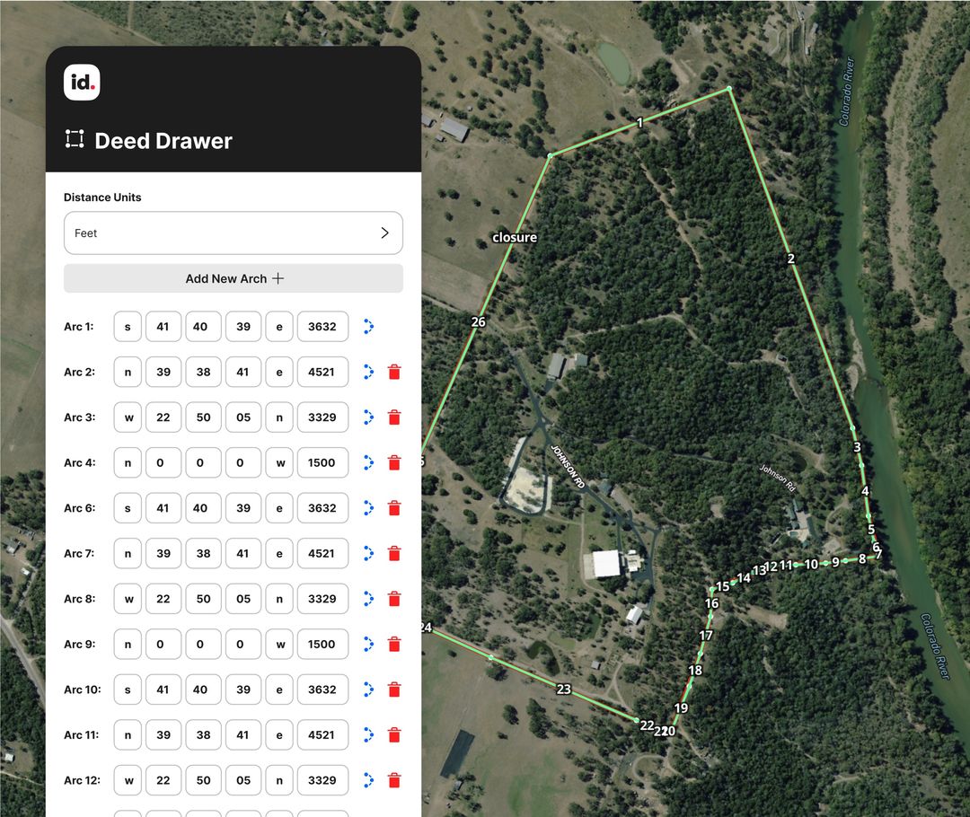 Deed plotting | Precision Plotting Right From Your Desktop