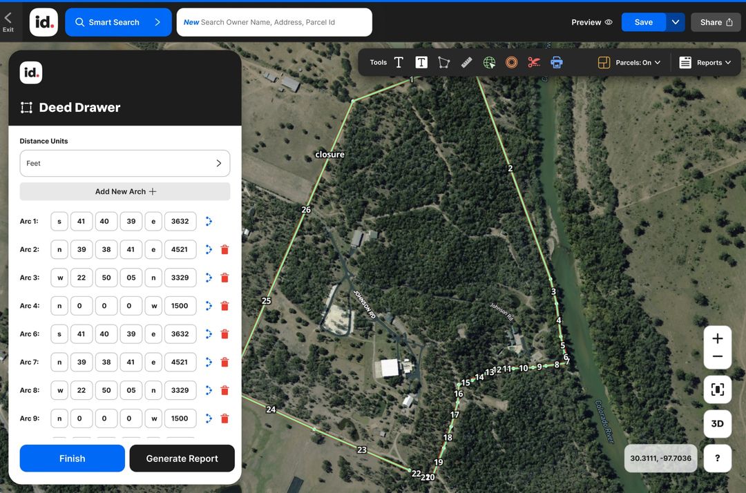 Deed plotting | Precision Plotting Right From Your Desktop