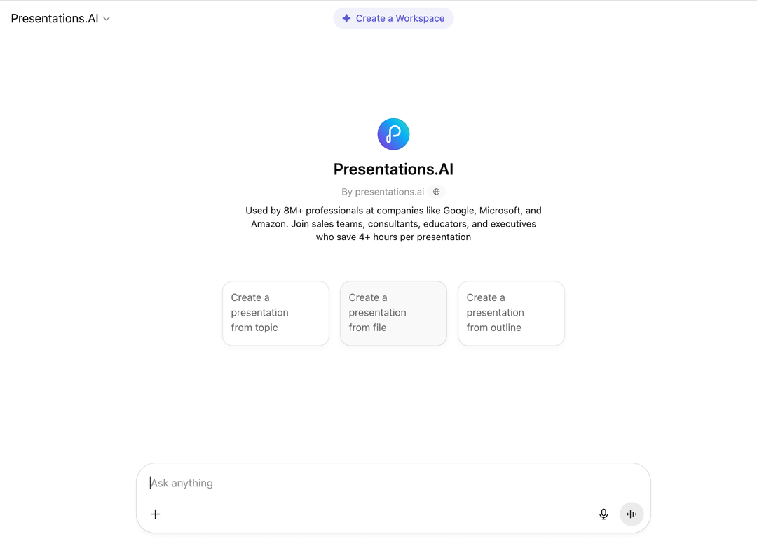 Create AI-Powered Presentations with ChatGPT | Presentations.AI