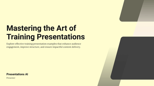 Elegant Cream Presentation Templates | Presentations.AI