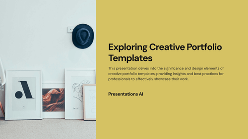 Investor Presentation Template | Presentations.AI