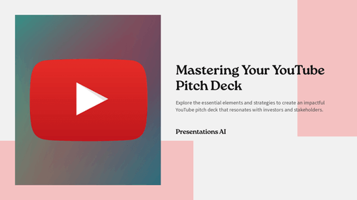 Netflix-Style Pitch Deck Template | Presentations.AI