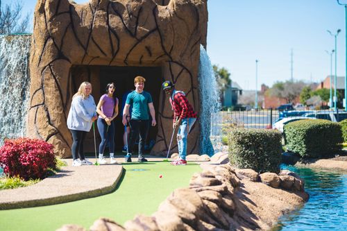 Mini-Golf at Celebration Station in Oklahoma City, Oklahoma