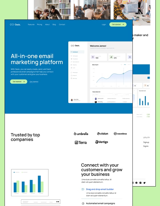 Signin | Oasis - Webflow HTML Website Template