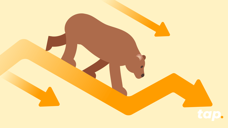 ¿Qué es un mercado bajista (bear market)?