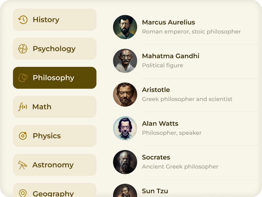Hello History - Chat with AI Generated Historical Figures