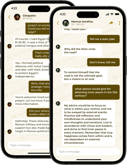 Hello History - Chat with AI Generated Historical Figures