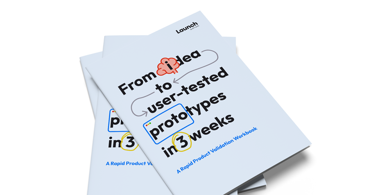 The rapid product validation workbook: A 3 week design sprint to user ...